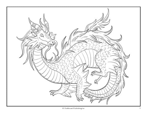 Canadian Creative Colouring: Dragons and Dinosaurs - eBook