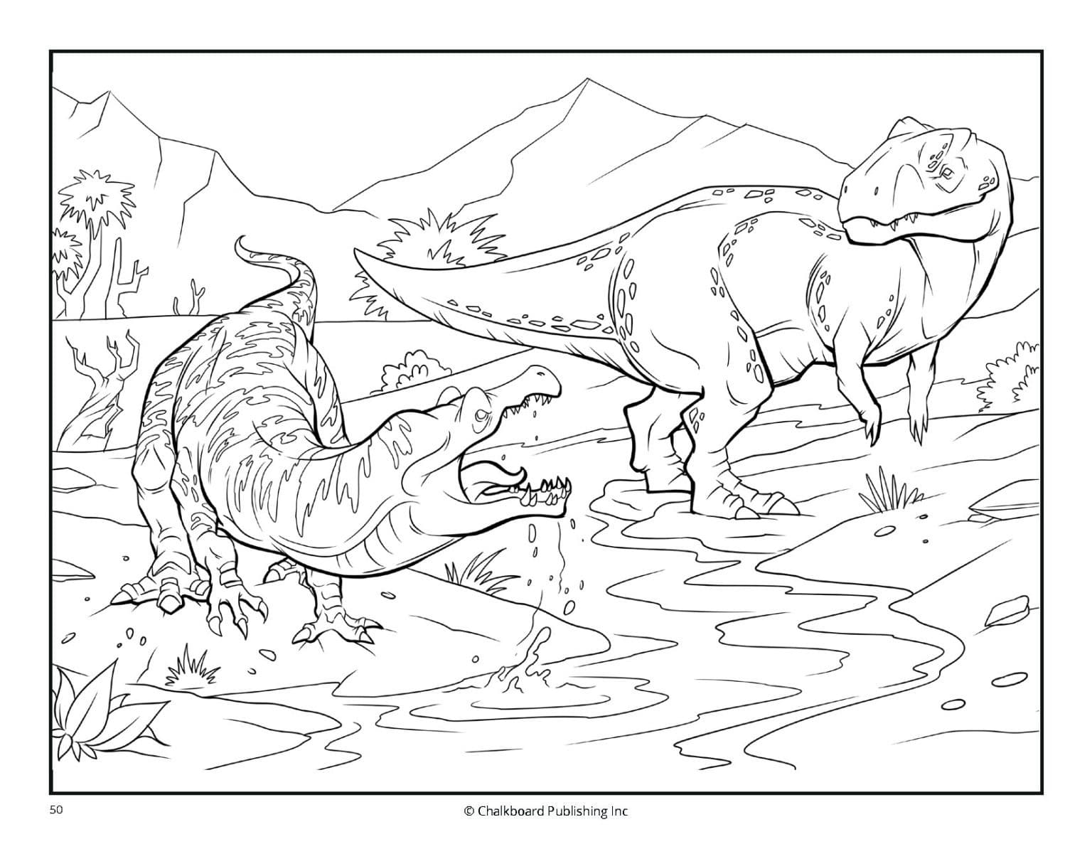 Canadian Creative Colouring: Dragons and Dinosaurs - eBook - Chalkboard ...