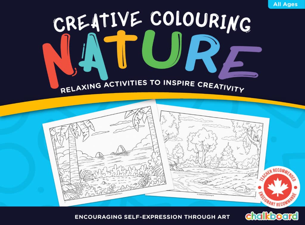 Canadian Creative Colouring: Nature - eBook - Chalkboard Publishing