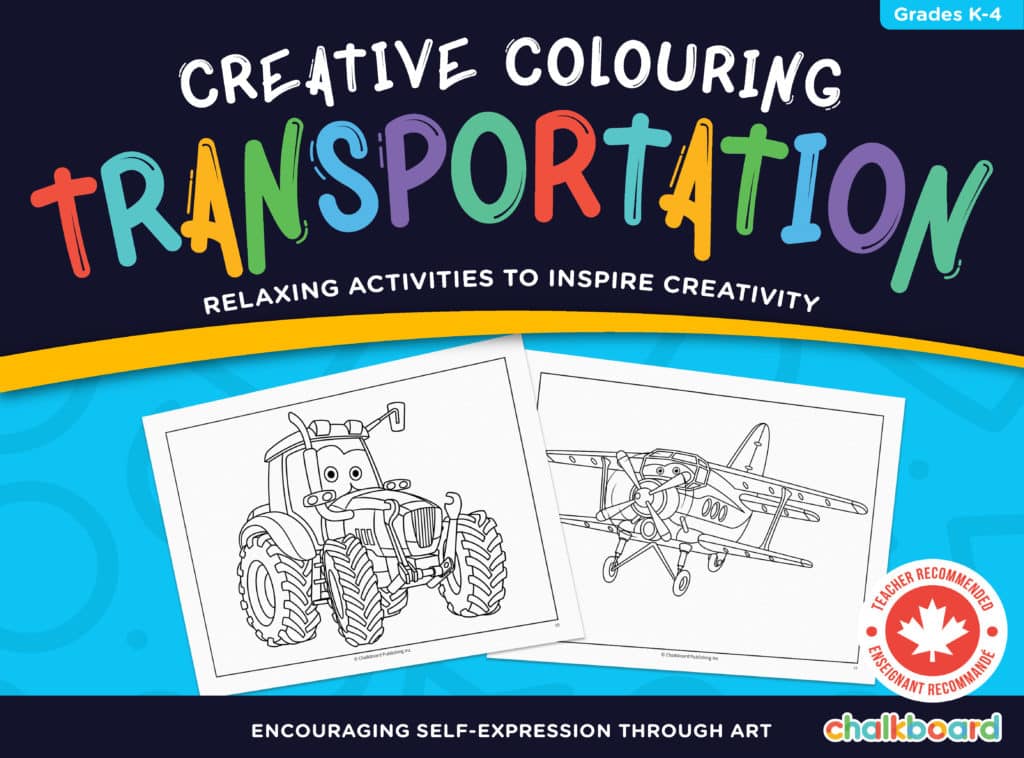 Canadian Creative Colouring: Transportation (K-4) - eBook - Chalkboard ...