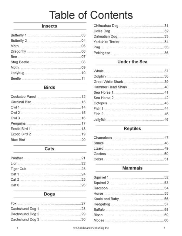 Canadian Creative Colouring: Animals - eBook - Chalkboard Publishing