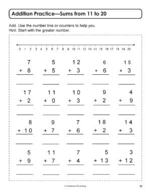 Common Core Addition & Subtraction Skills Bundle - Chalkboard Publishing