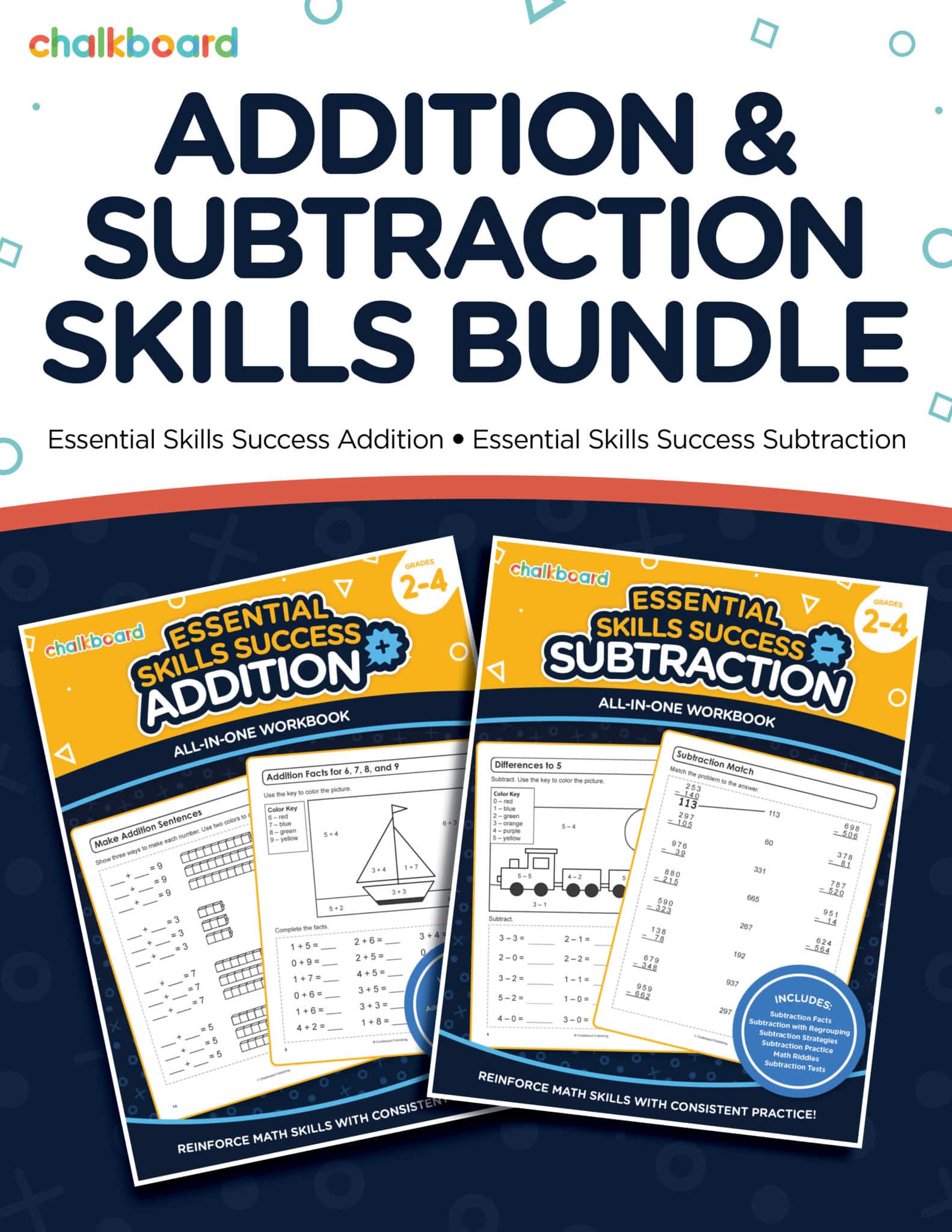 Common Core Addition & Subtraction Skills Bundle - Chalkboard Publishing
