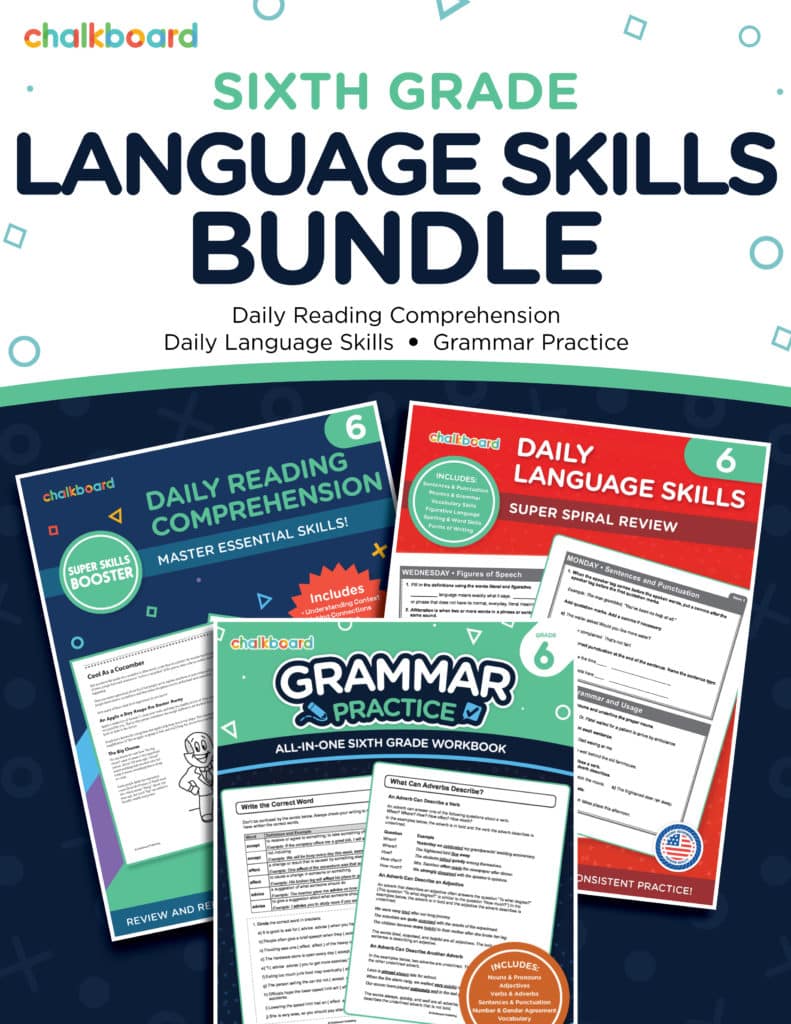 Common Core Grade 6 Language Skills Bundle