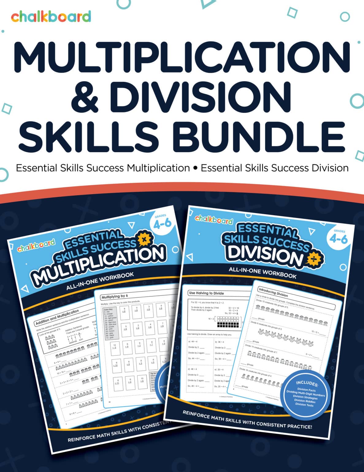 Common Core Multiplication & Division Skills Bundle - Chalkboard Publishing