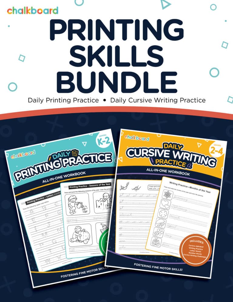 Common Core Printing Skills Bundle - Chalkboard Publishing