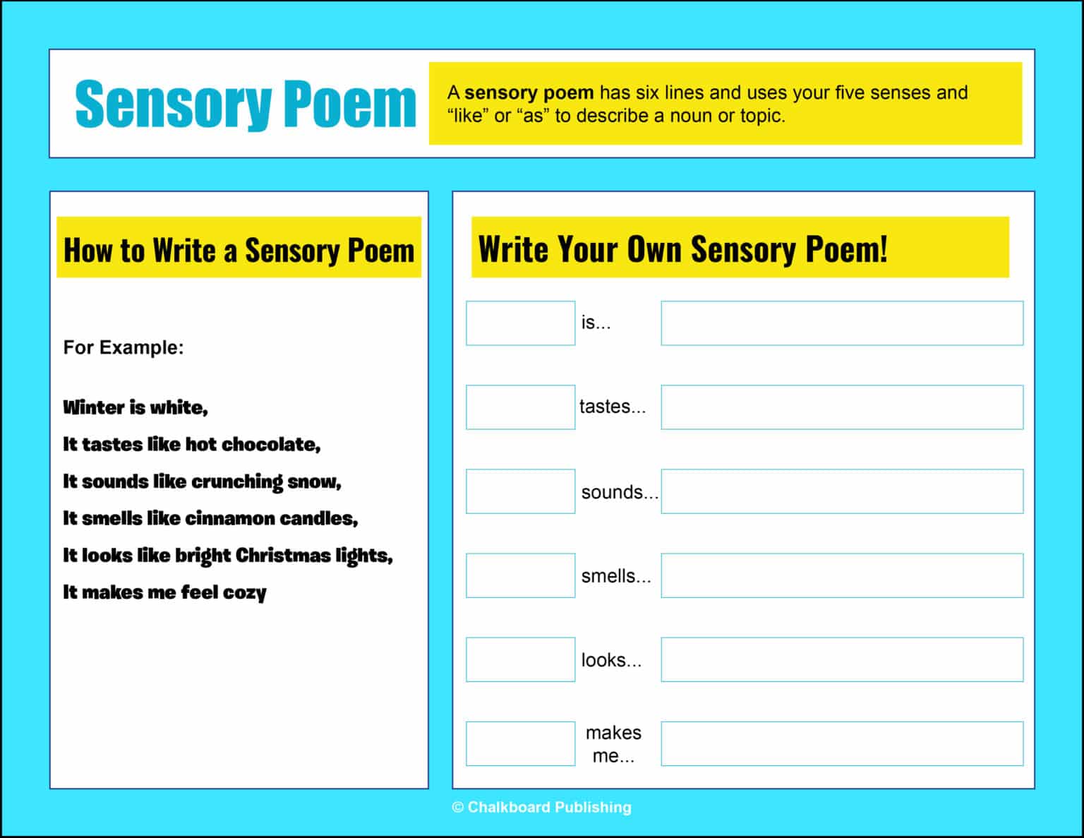 Personal Poetry Collection - Google Slides - Chalkboard Publishing