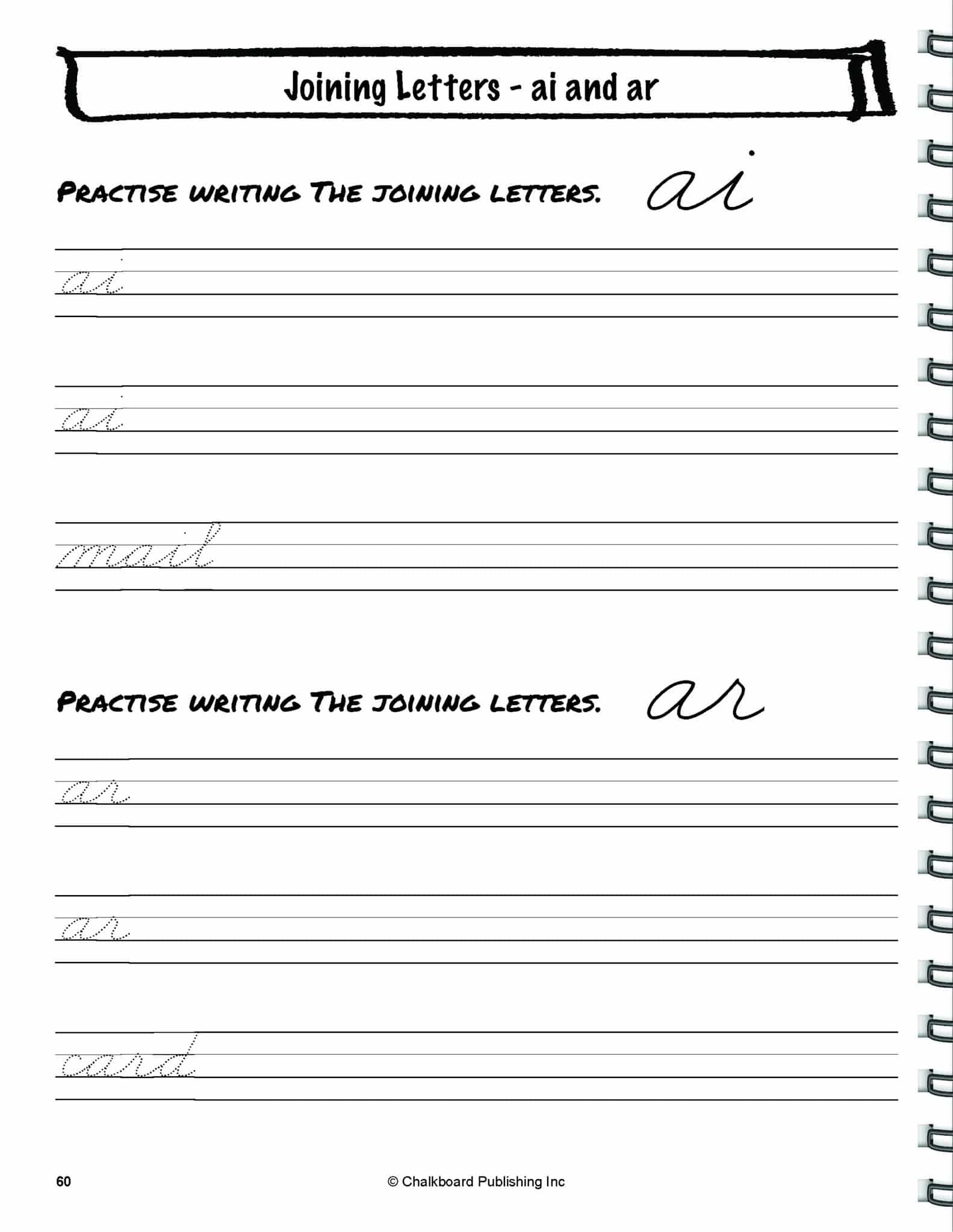 Junior Cursive Handwriting Workbook - Chalkboard Publishing