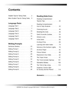 ONTARIO Test Ready! Language Skills Grade 6 - eBook - Chalkboard Publishing