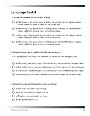 ONTARIO Test Ready! Language Skills Grade 6 - eBook - Chalkboard Publishing