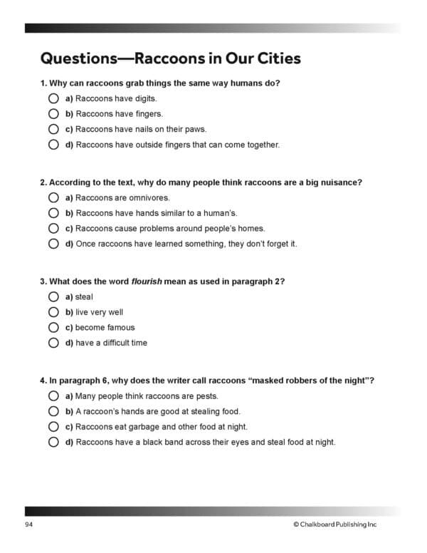 ONTARIO Test Ready! Language Skills Grade 6 - eBook - Chalkboard Publishing