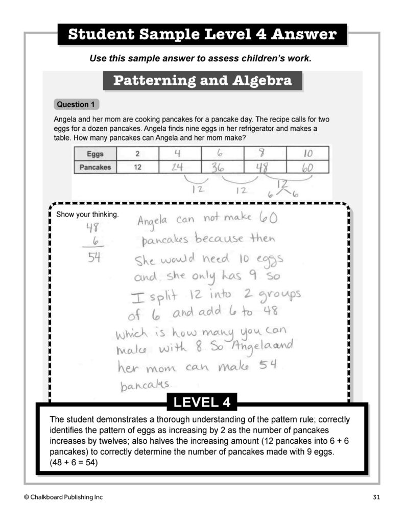 EQAO Grade 3 Practice | Chalkboard Publishing