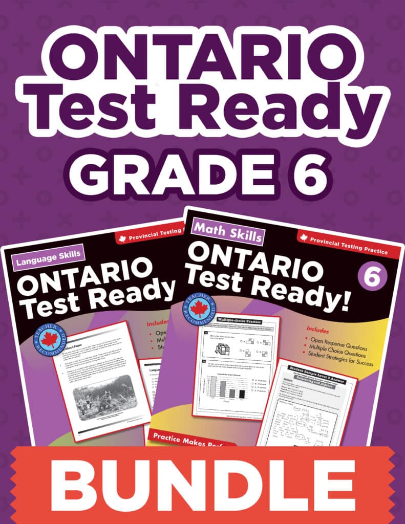 Ontario EQAO Grade 6 Math Test Prep Workbook