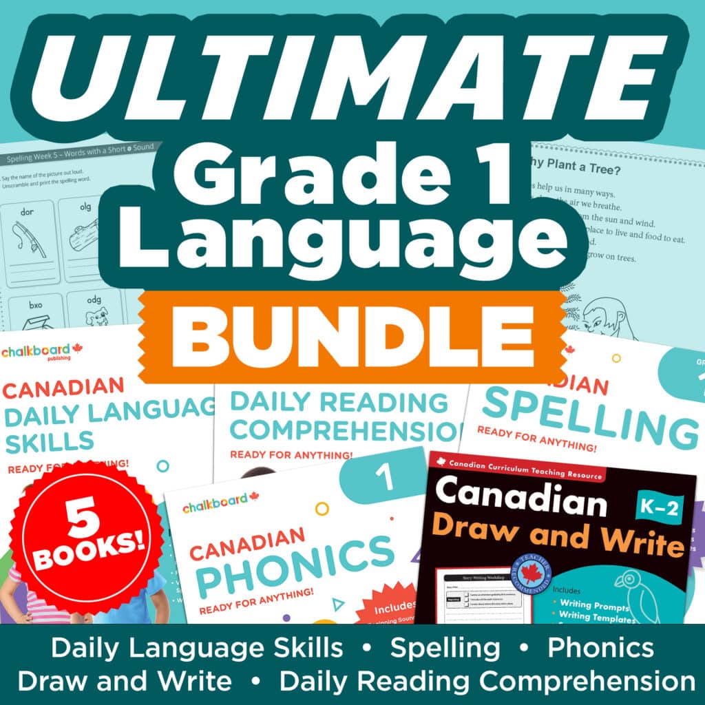 Best Grade 1 Language eBook Bundle: Spelling, Phonics, Writing, Reading ...