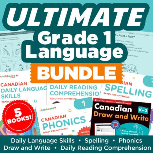 Best Grade 1 Language eBook Bundle: Spelling, Phonics, Writing, Reading ...